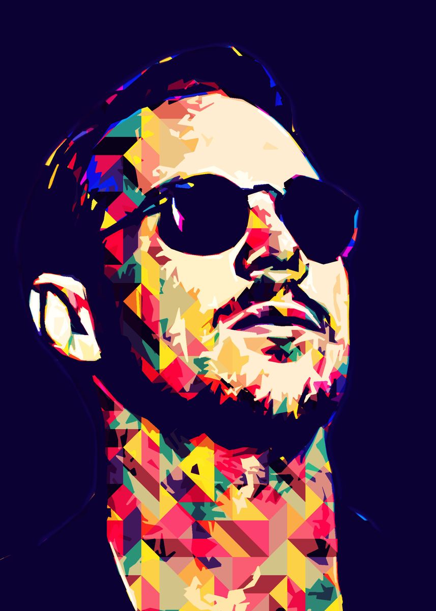 'Diplo' Poster, picture, metal print, paint by SA KE | Displate