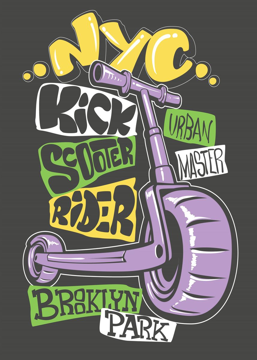 'Mc On The Road' Poster, picture, metal print, paint by Create ...