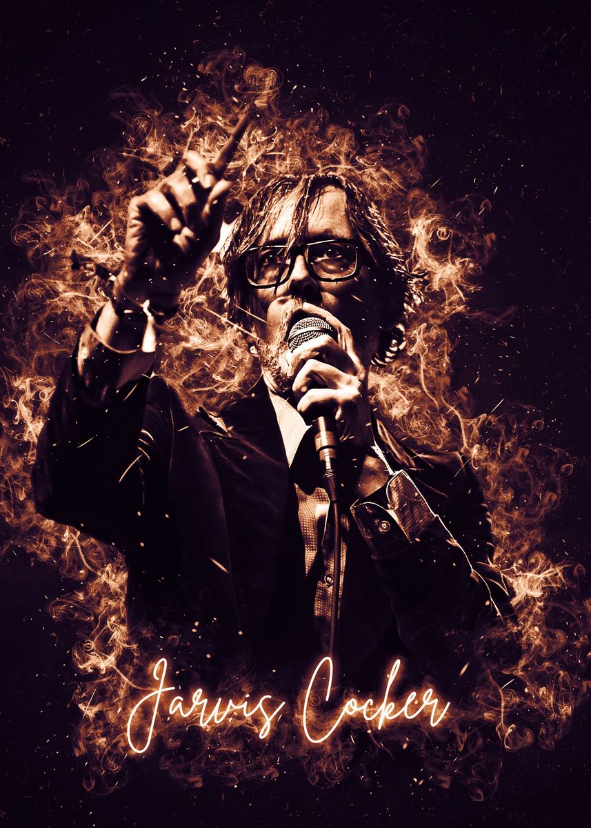 'Jarvis Cocker' Poster, picture, metal print, paint by andims37 | Displate