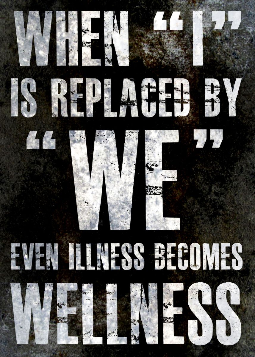 'Wellness' Poster, picture, metal print, paint by Como | Displate