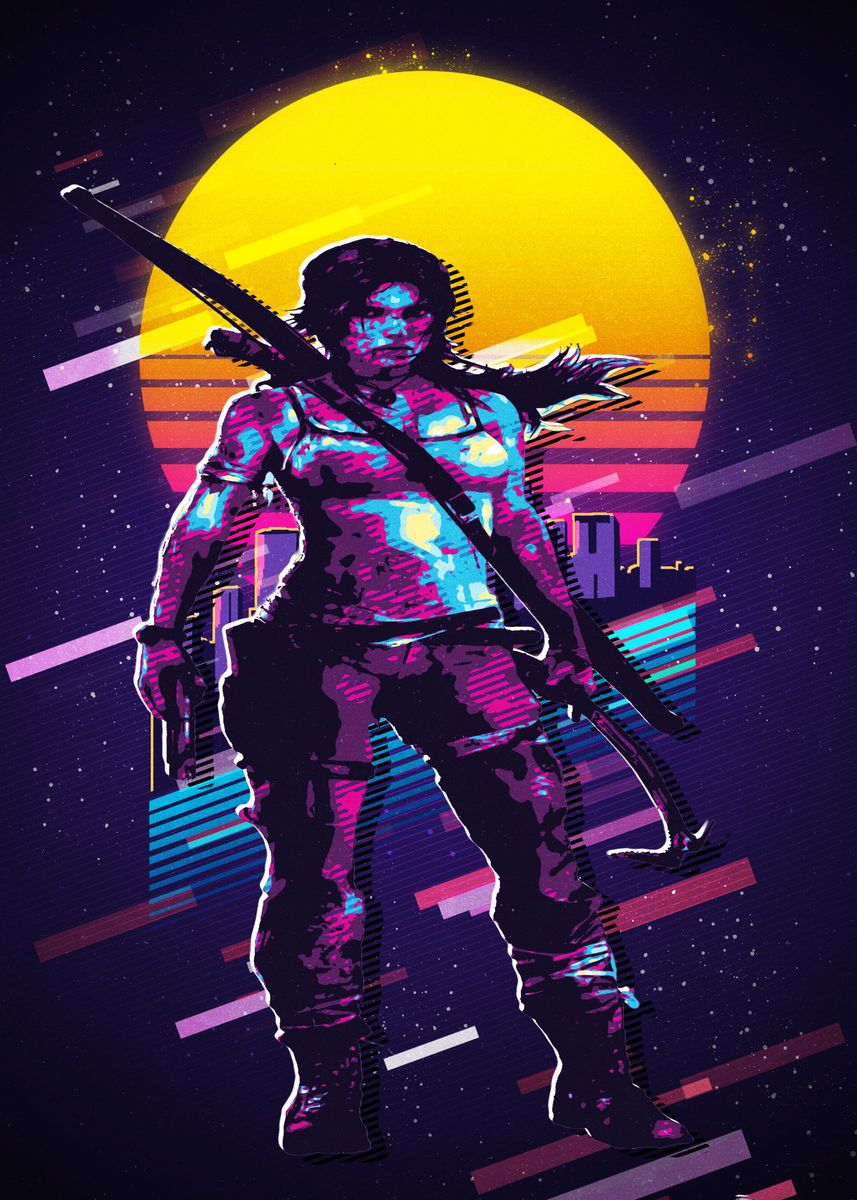 ' Lara Croft' Poster, picture, metal print, paint by Marcelino Lowe ...