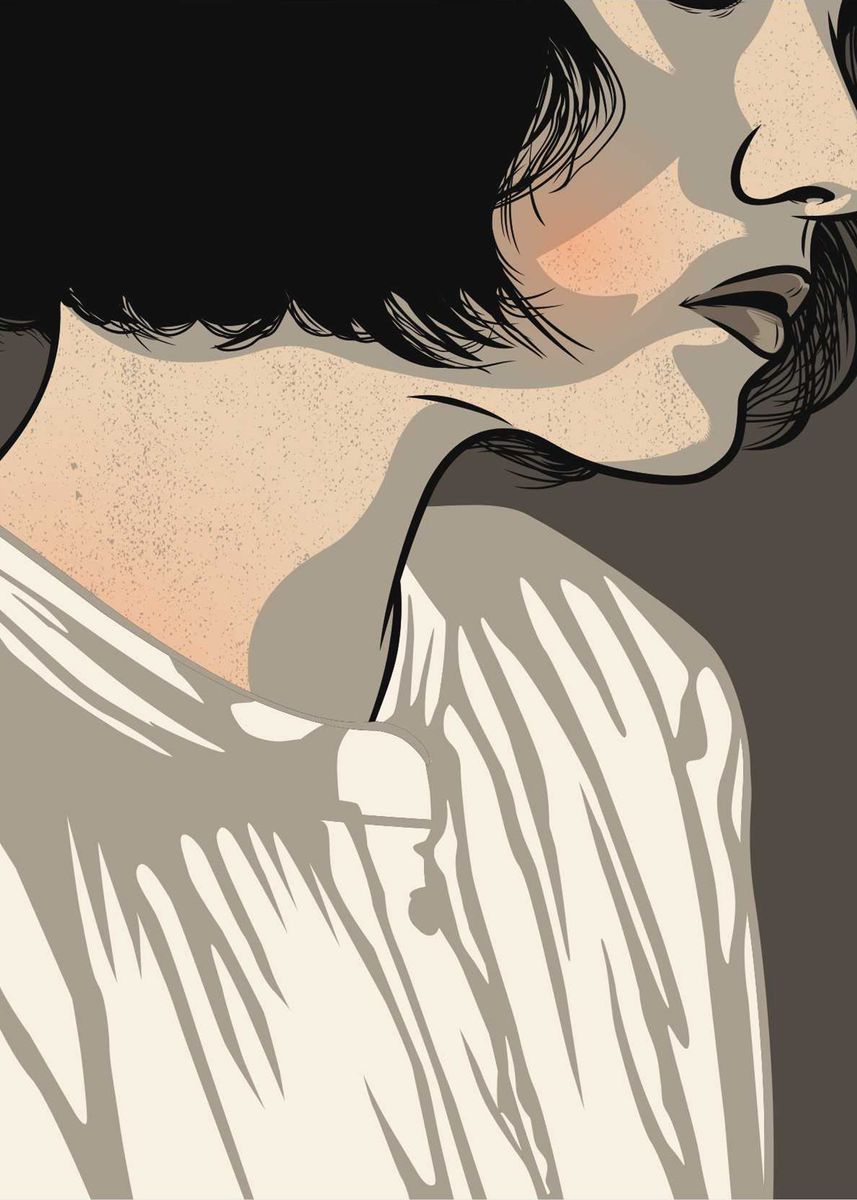 'emotional sad girl' Poster by VD Project | Displate