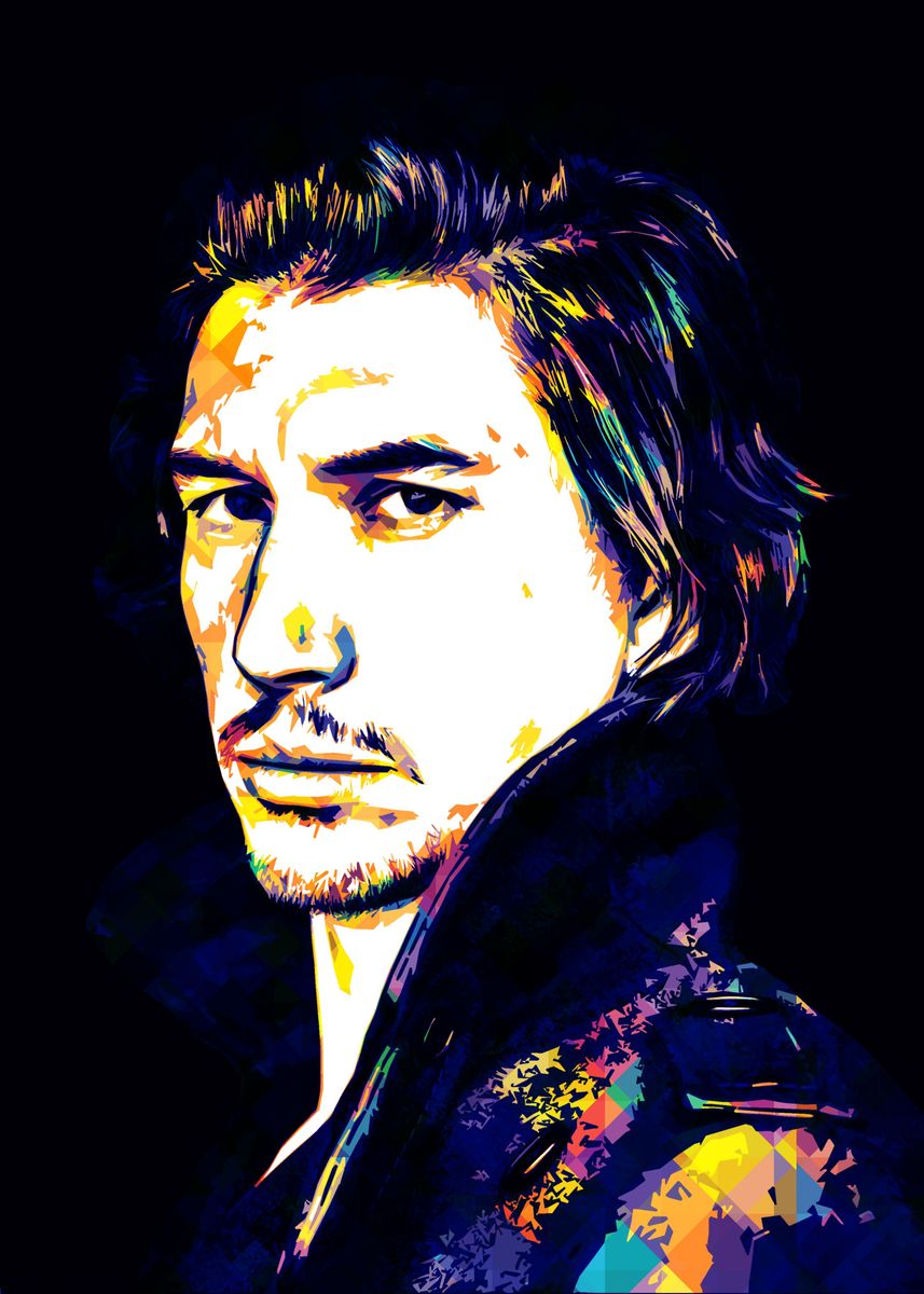 'Adam Driver' Poster, picture, metal print, paint by The Sulung | Displate