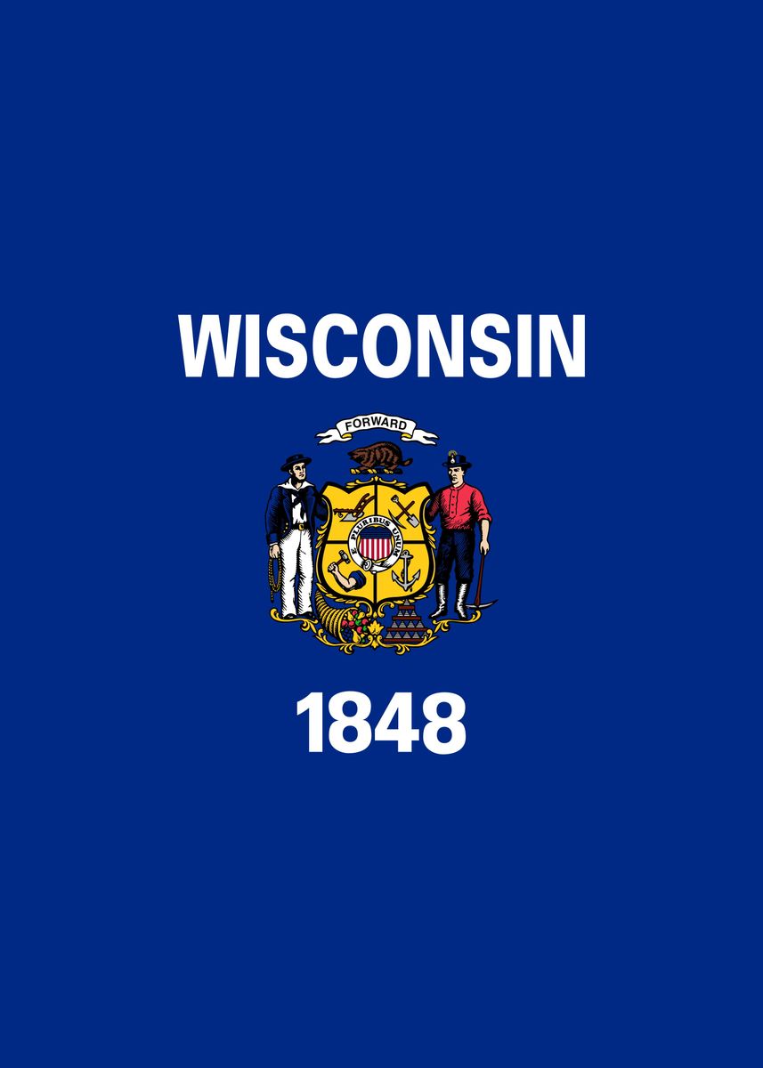 'Wisconsin' Poster, picture, metal print, paint by Dmitry | Displate
