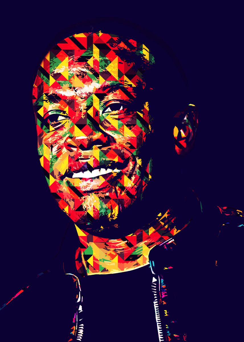 'Dr Dre' Poster, picture, metal print, paint by SA KE | Displate