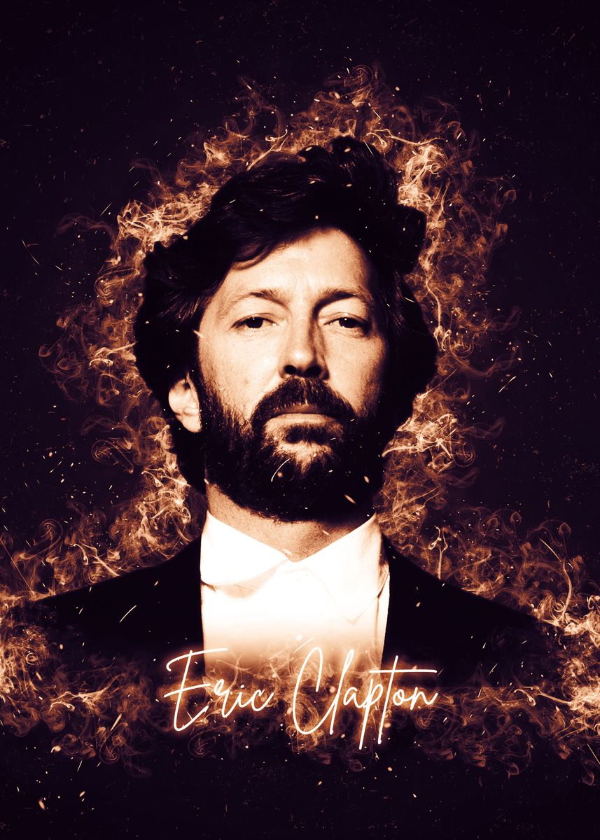 'Eric Clapton' Poster, picture, metal print, paint by andims37 | Displate