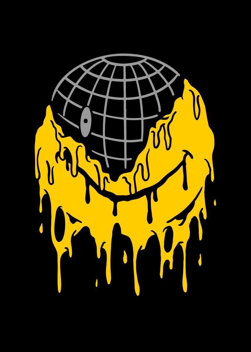 'world destroy' Poster, picture, metal print, paint by sober artwerk ...