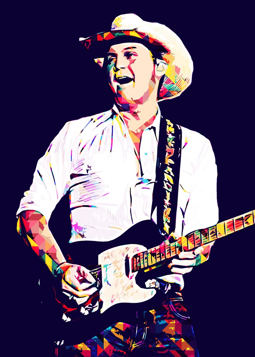 'Jon Pardi' Poster by ru ke | Displate