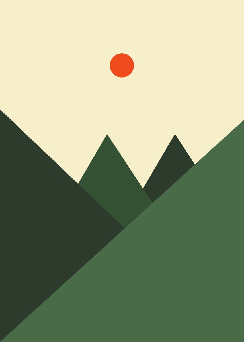 'POSTER FLAT DESAIN' Poster, picture, metal print, paint by BEST POSTER ...