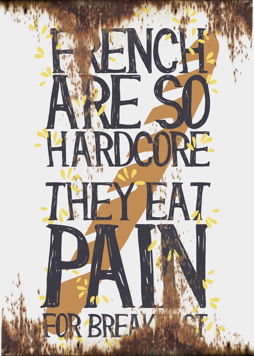 'friench fries quotes' Poster, picture, metal print, paint by positive ...