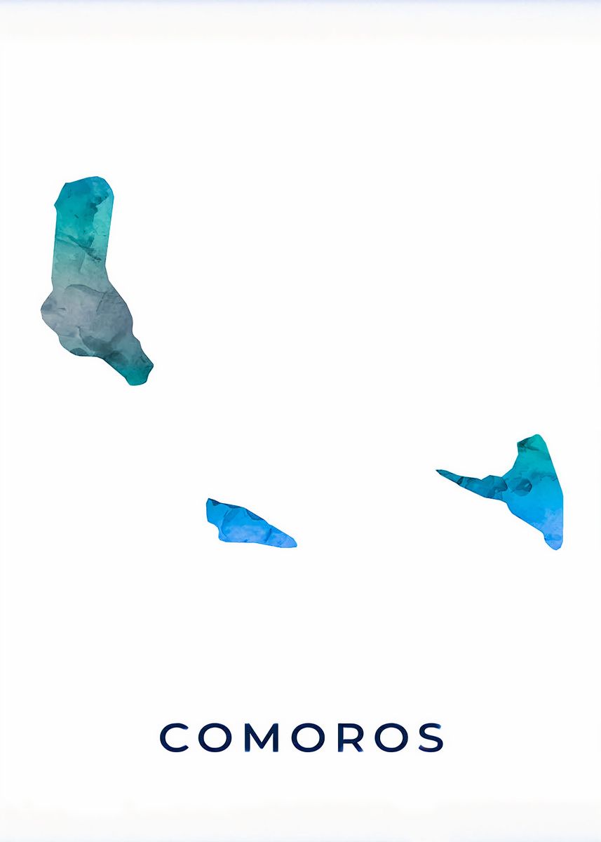 'Comoros' Poster by Nina Kahrobaee | Displate