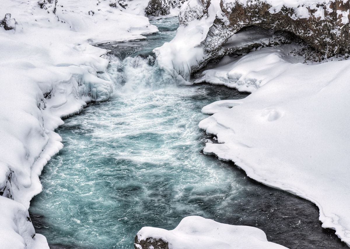 'Godafoss' Poster by Jake Salmon | Displate
