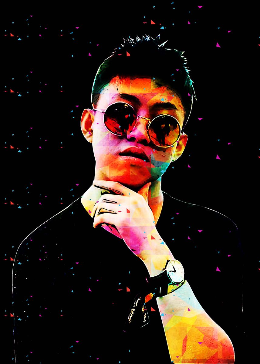 'Rich Brian' Poster, picture, metal print, paint by San Creative | Displate