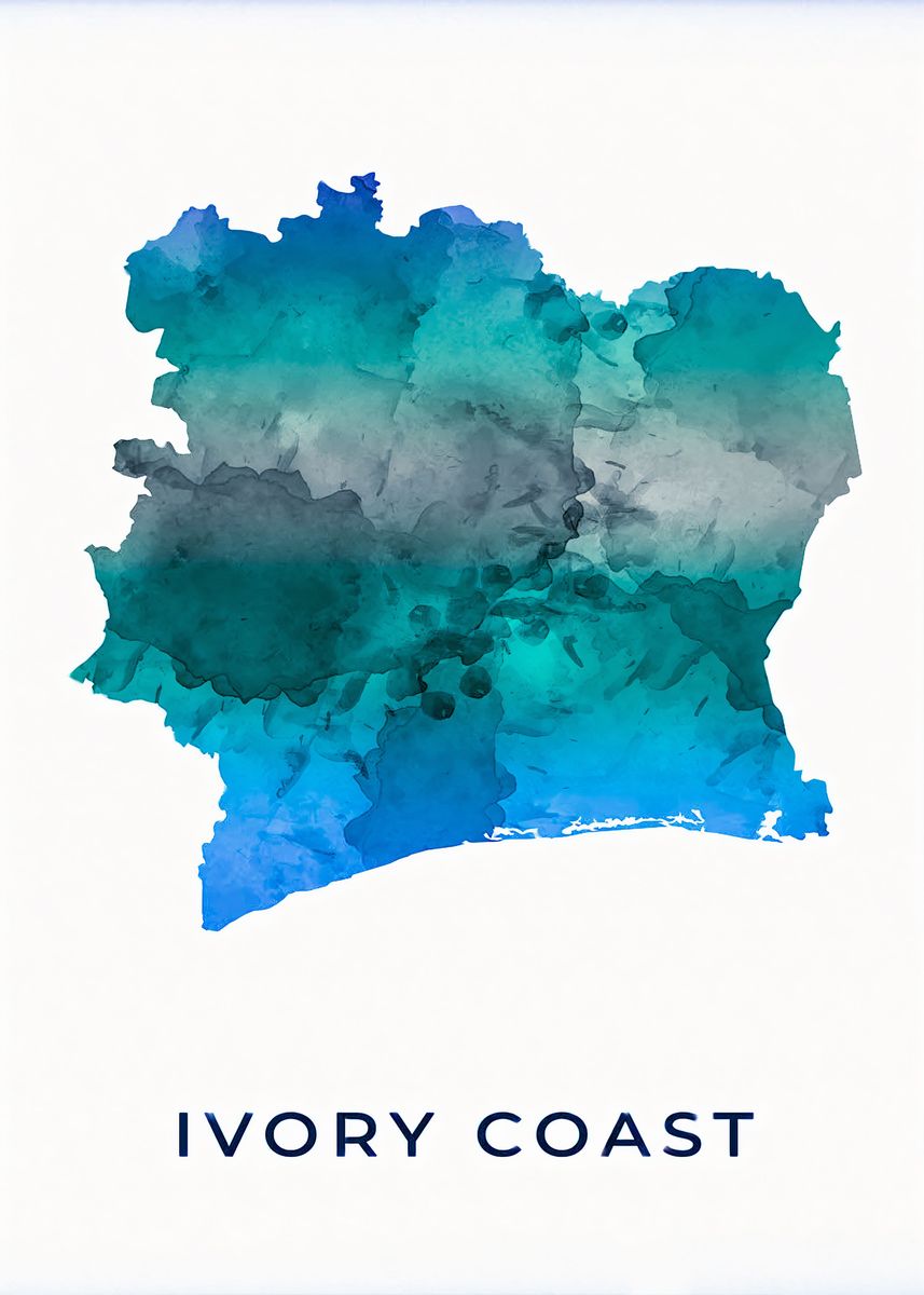 'Ivory Coast' Poster by Nina Kahrobaee | Displate