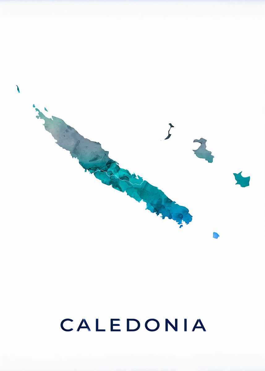 'Caledonia' Poster by Nina Kahrobaee | Displate