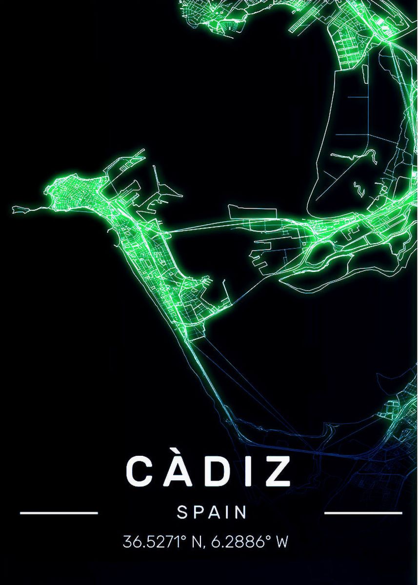 'Cadiz' Poster by Laura Dulken | Displate
