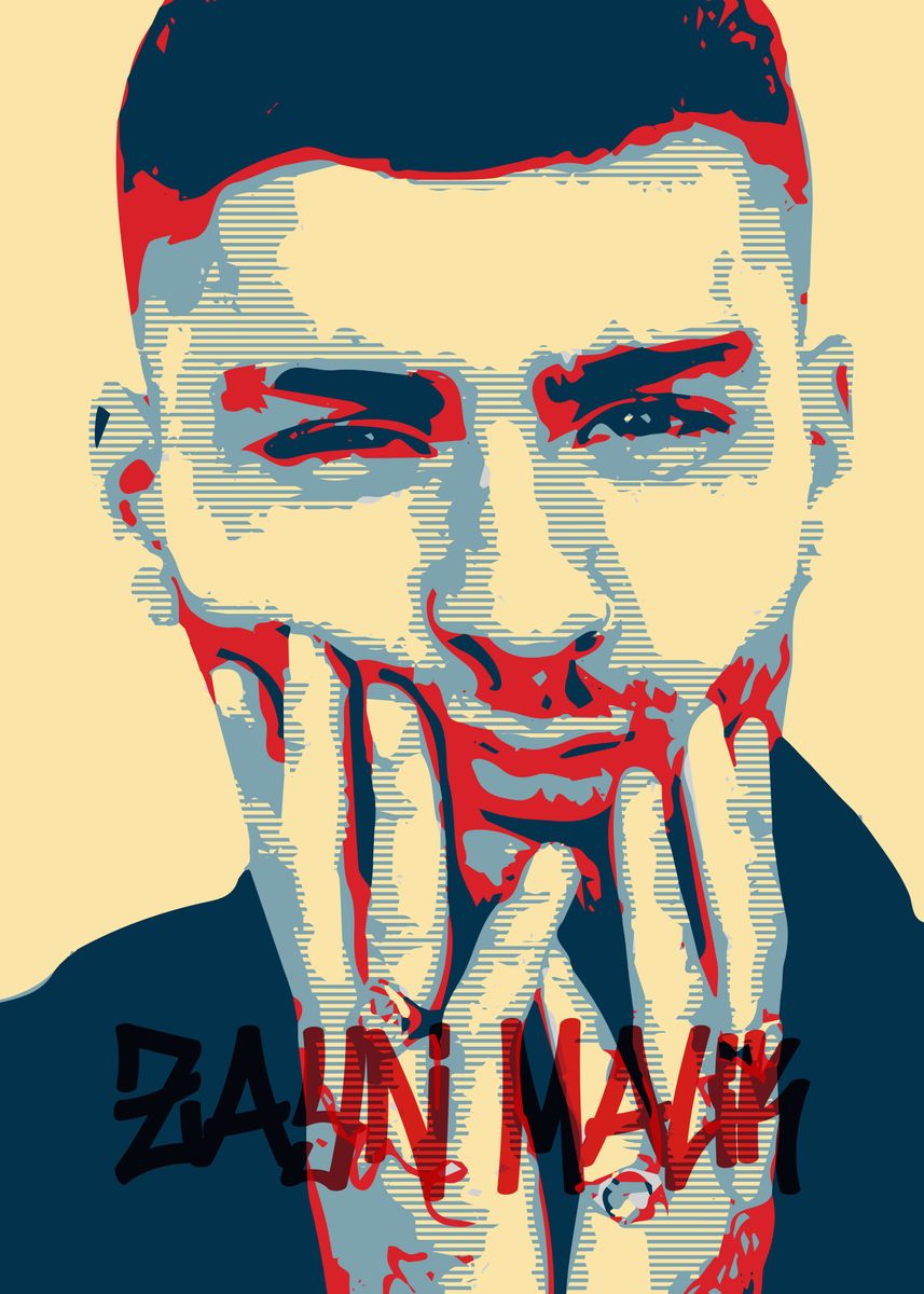 'Zayn Malik' Poster, picture, metal print, paint by Yanz Studio | Displate
