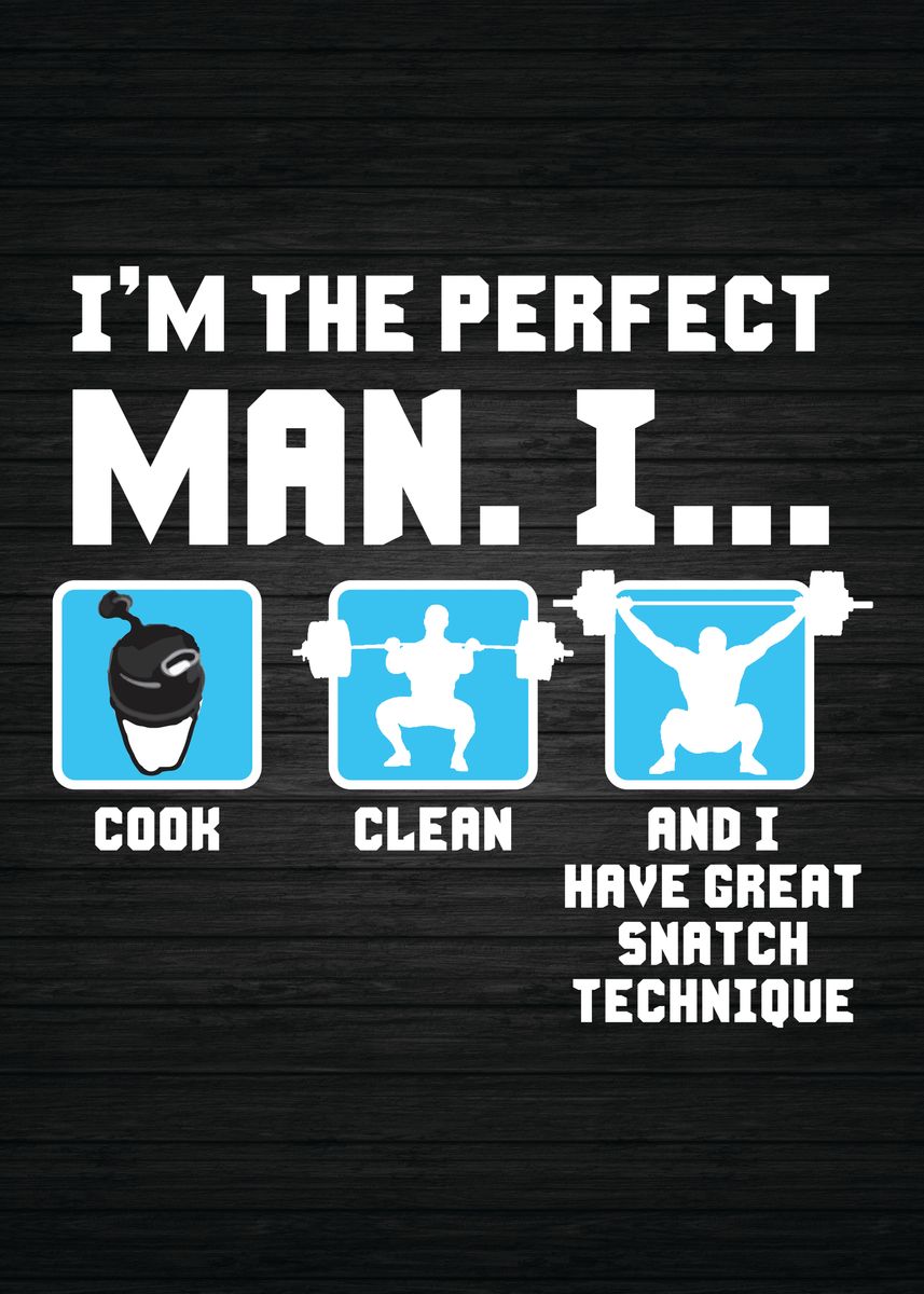 'Perfect Man' Poster, picture, metal print, paint by CHAN | Displate