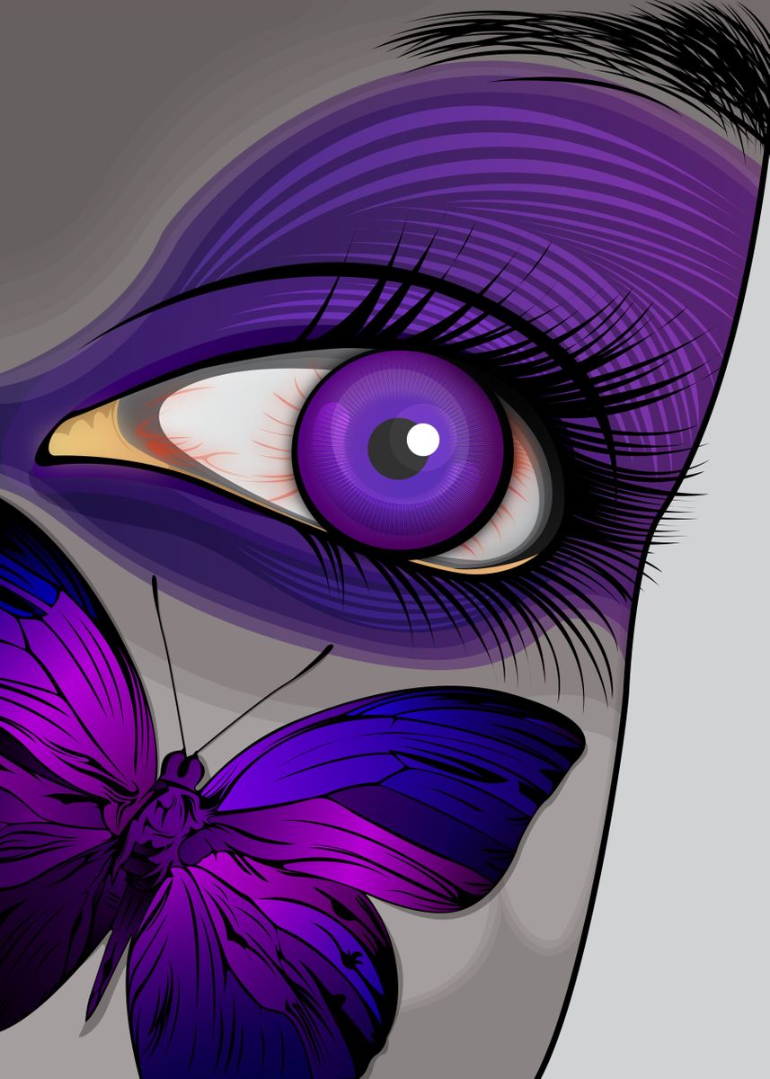 'stylized art' Poster by Queensy Collin | Displate