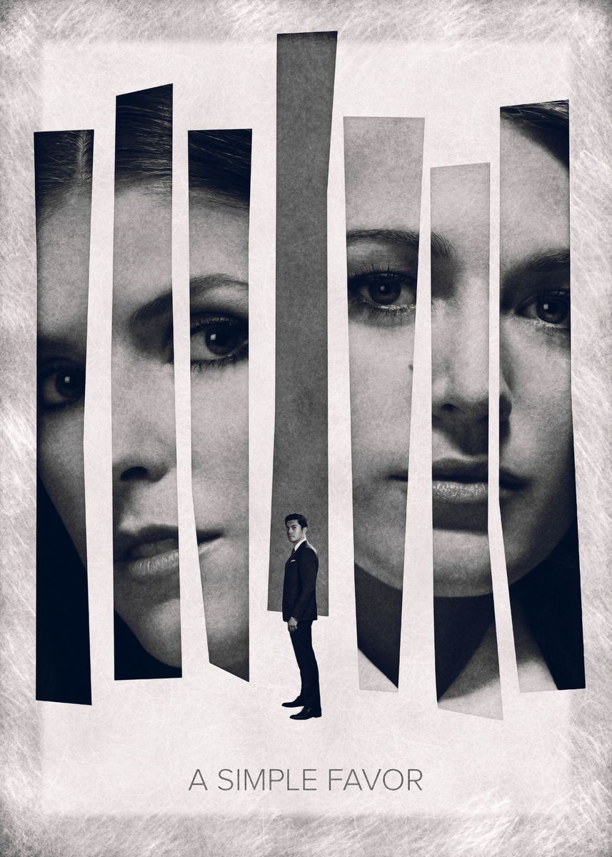 'A Simple Favor' Poster, picture, metal print, paint by DarkArty | Displate