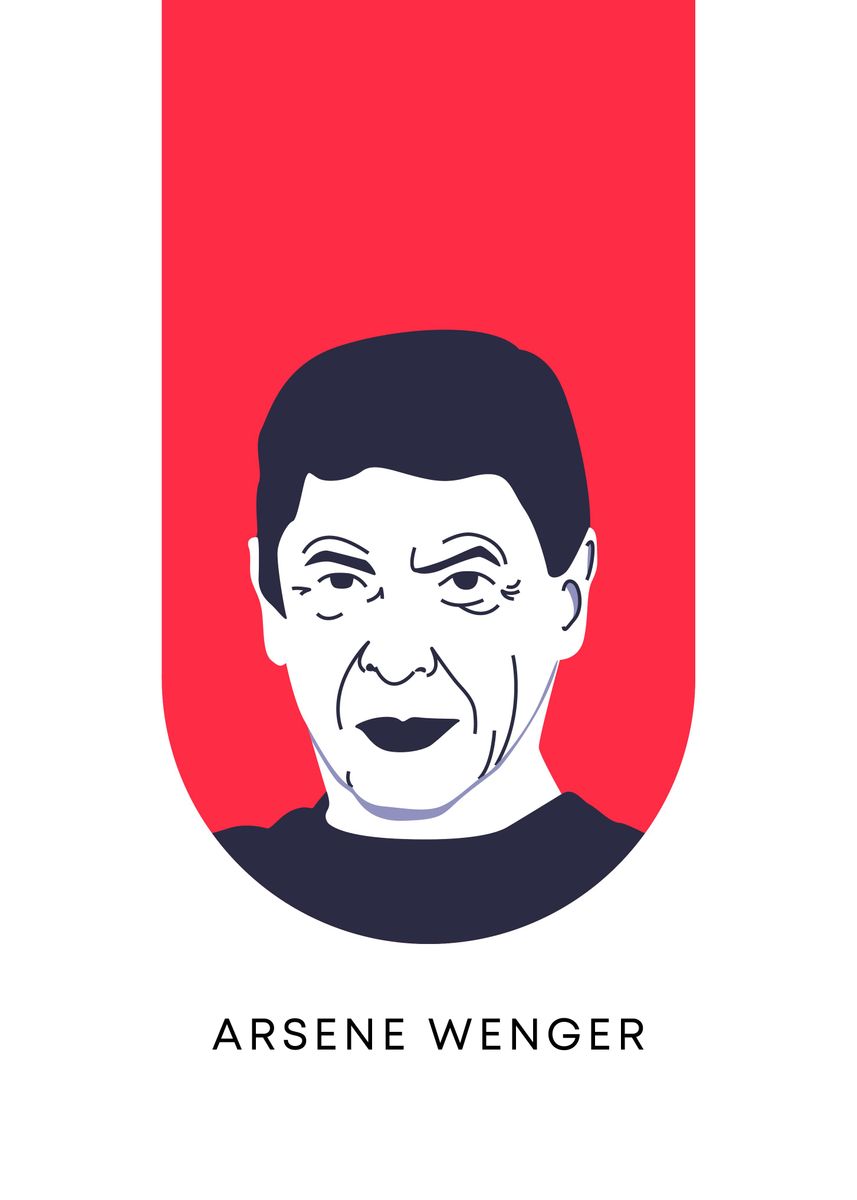 'Arsene Wenger' Poster by Aspiringswine | Displate