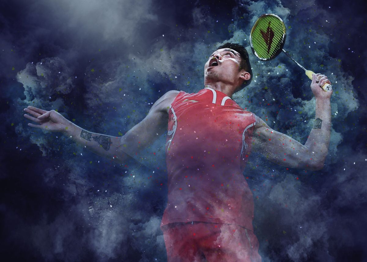 'Lin Dan' Poster by Ahmad Mursyid Saud | Displate