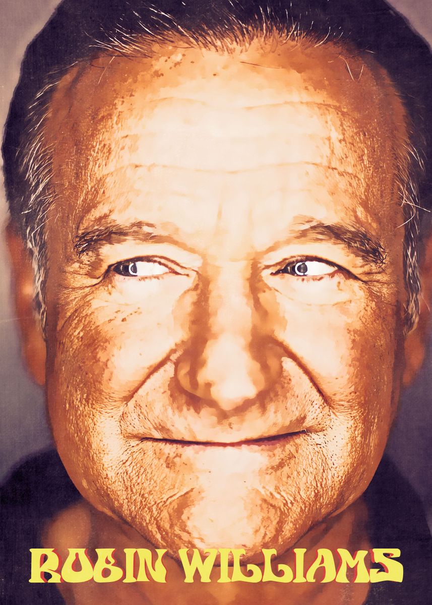 'Robin Williams' Poster, picture, metal print, paint by Anxhela Sufa ...