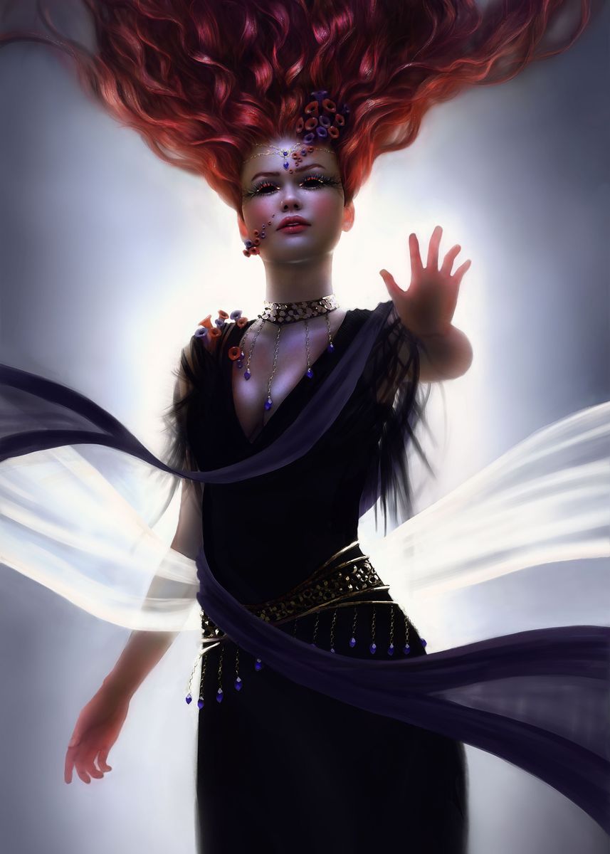 'Malum' Poster, picture, metal print, paint by Tanya Varga | Displate