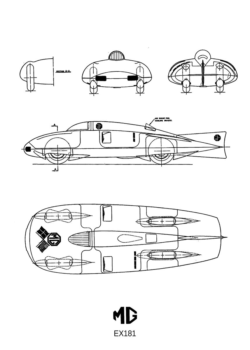 'BNW MG EX181' Poster by MICHAEL BRUNS PLATES | Displate
