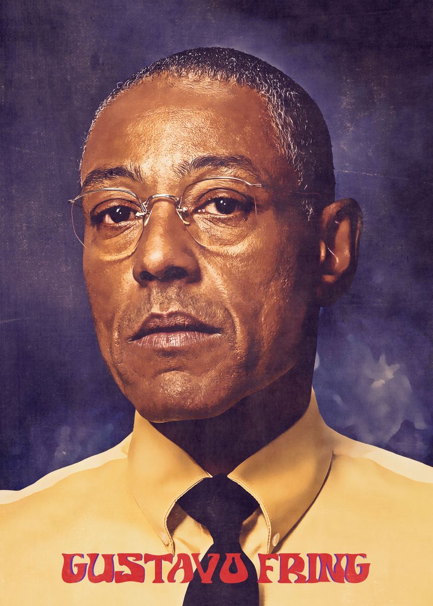 'Gustavo Fring' Poster, picture, metal print, paint by Anxhela Sufa ...