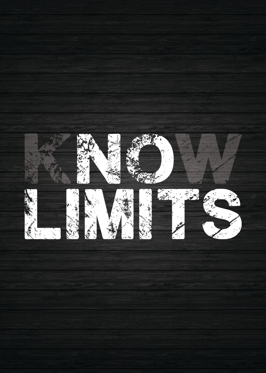'Know No Limits' Poster, picture, metal print, paint by CHAN | Displate
