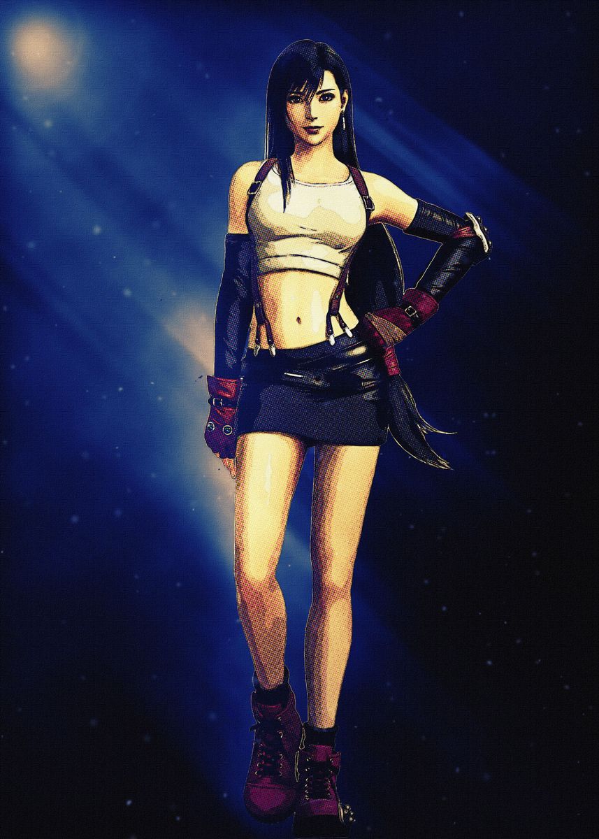 'Tifa Lockhart FFVII' Poster, picture, metal print, paint by The Poster ...
