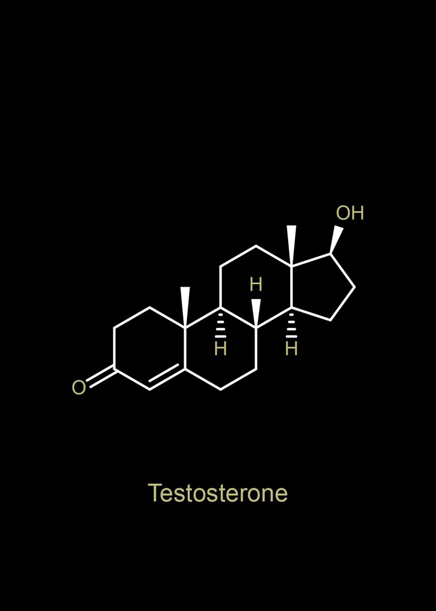 'Testosterone' Poster, picture, metal print, paint by Devart | Displate