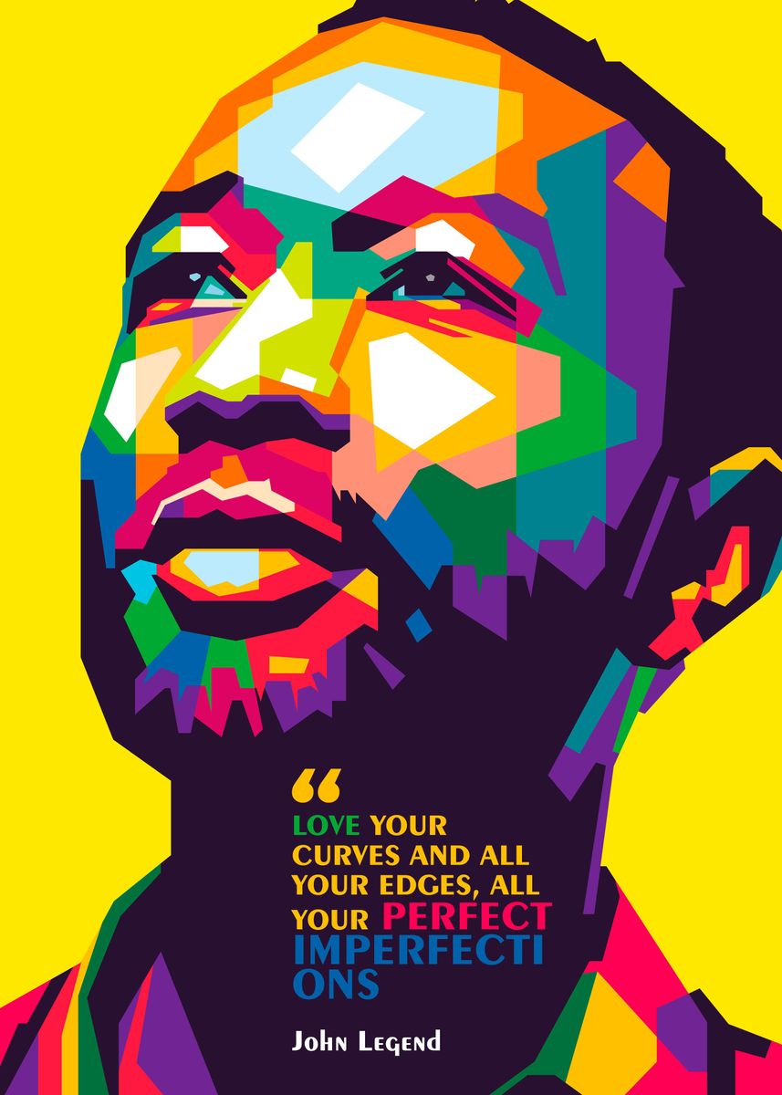 'John Legend' Poster by nofa aji zatmiko | Displate