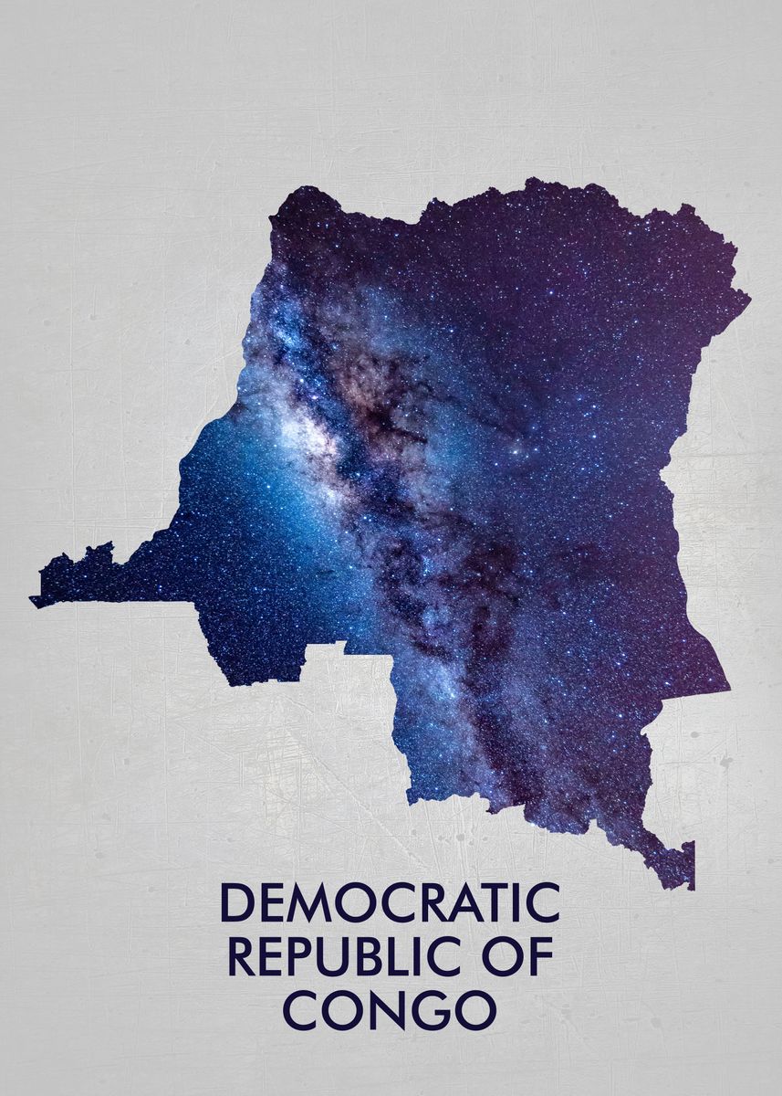 'CONGO' Poster, picture, metal print, paint by Atomic Chinook | Displate