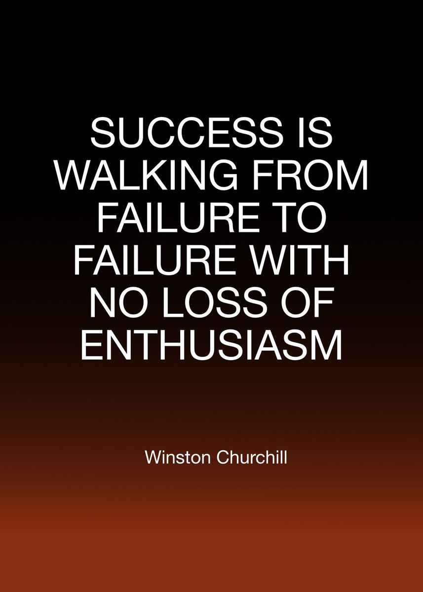 'Business Motivation Quote' Poster, picture, metal print, paint by ...