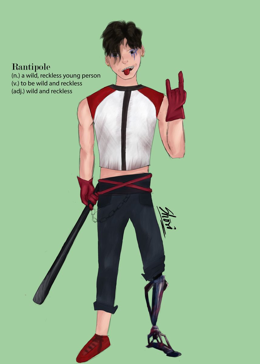 'Rantipole' Poster, picture, metal print, paint by Shori | Displate