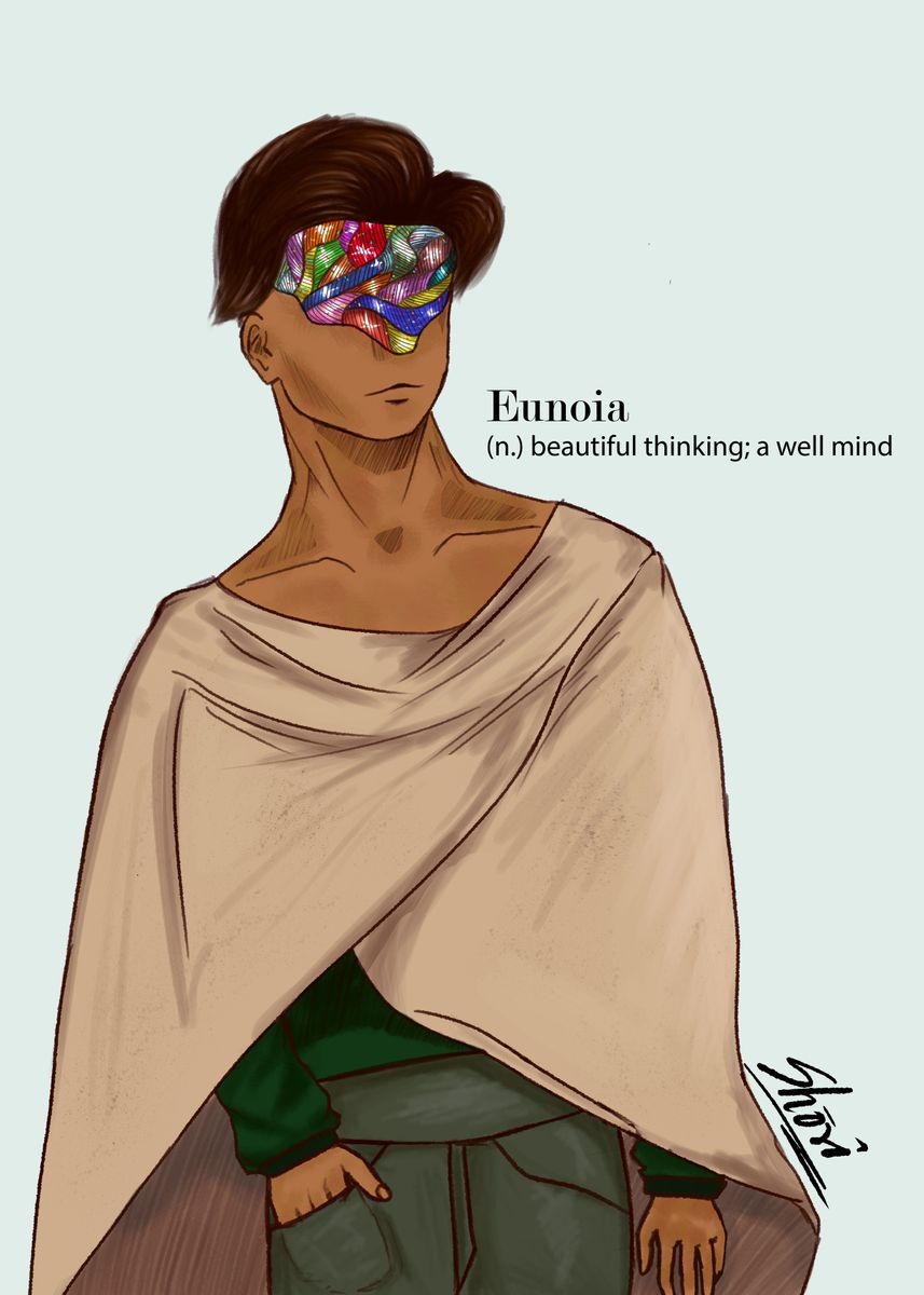 'Eunoia 1' Poster, picture, metal print, paint by Shori | Displate