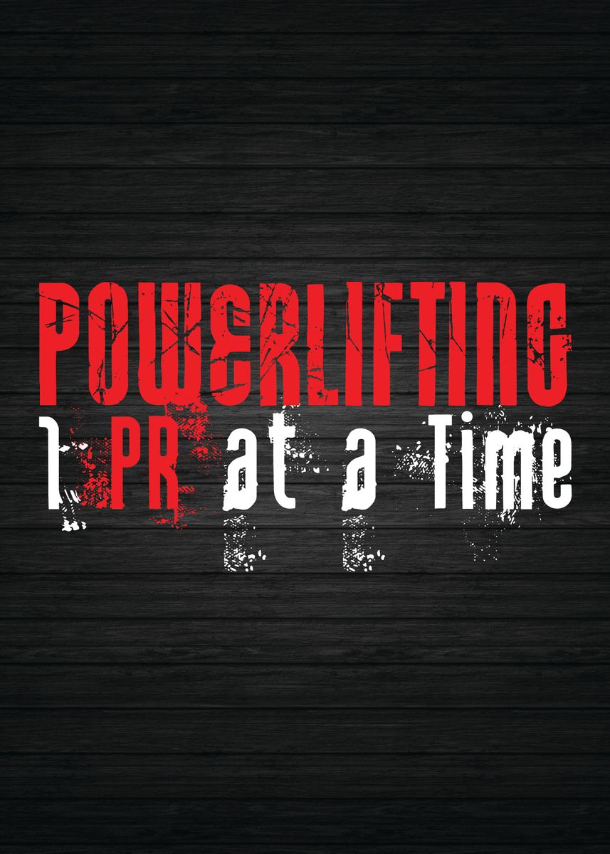 'Powerlifting PR' Poster, picture, metal print, paint by CHAN | Displate