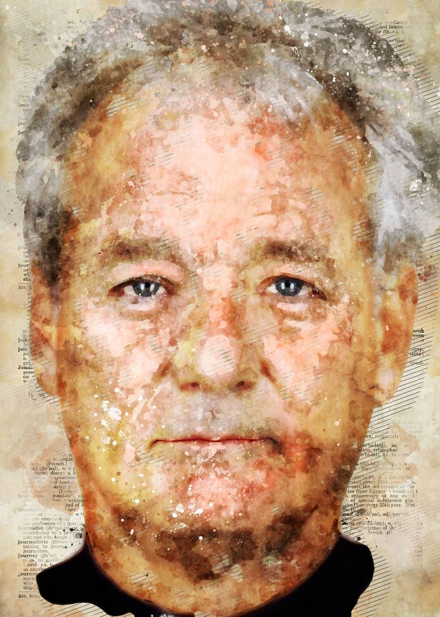 'Bill Murray' Poster, picture, metal print, paint by Posterlicious ...