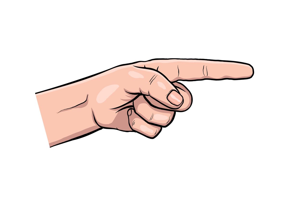 '80s Hand Sign' Poster by Soccarstarz | Displate