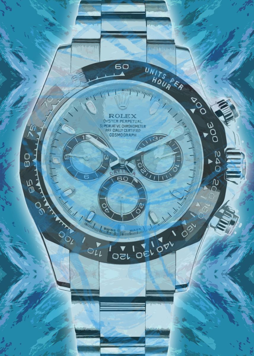 'Rolex Oyster Ocean' Poster, picture, metal print, paint by Alex ...
