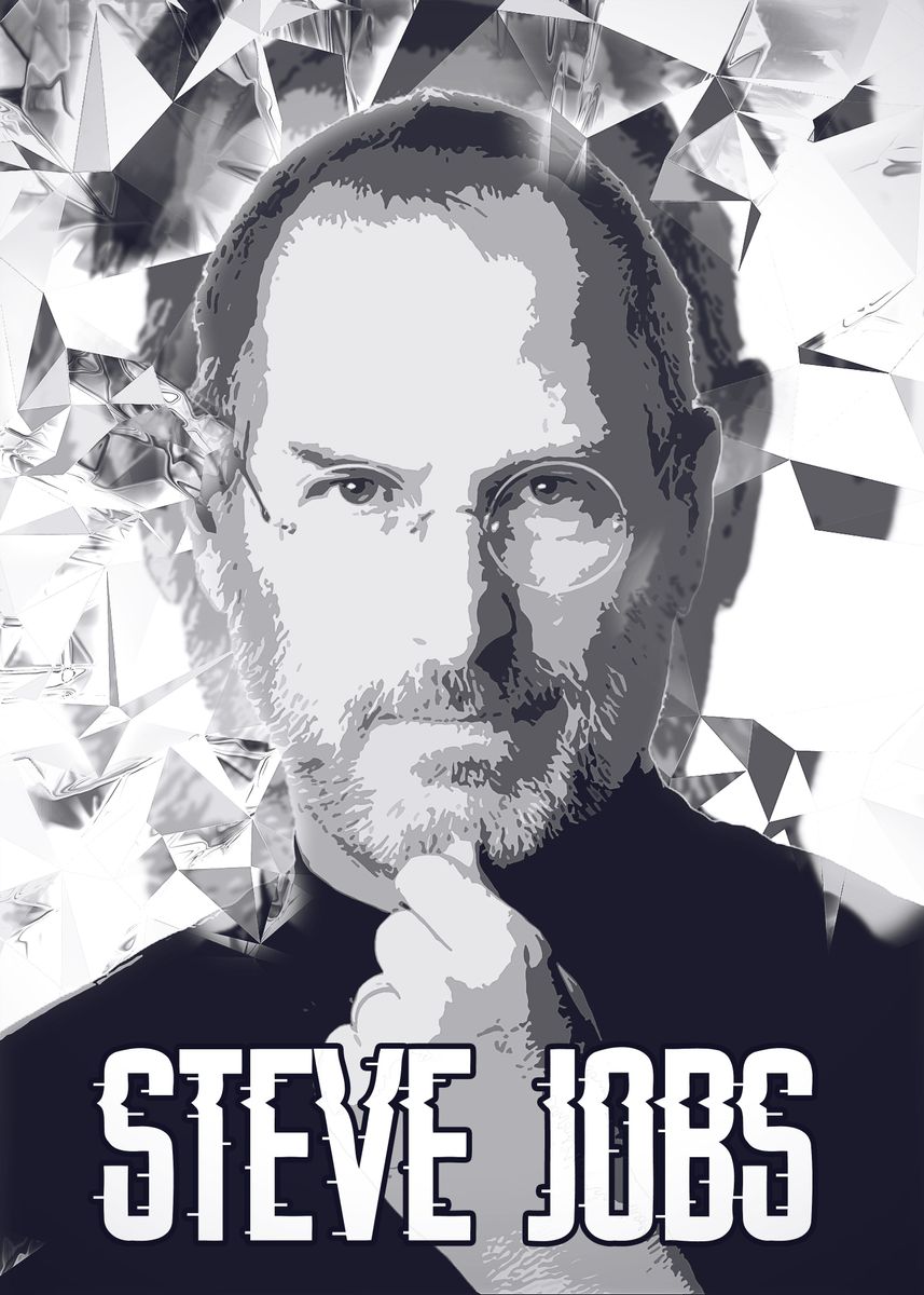 'steve jobs' Poster, picture, metal print, paint by Muhammad Anas ...