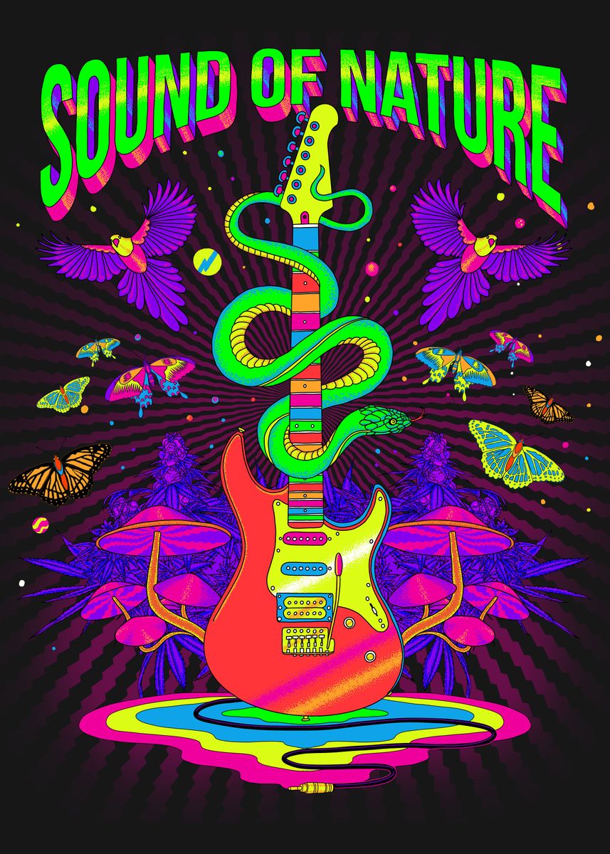 'Sound of Nature' Poster, picture, metal print, paint by RJ Artworks ...