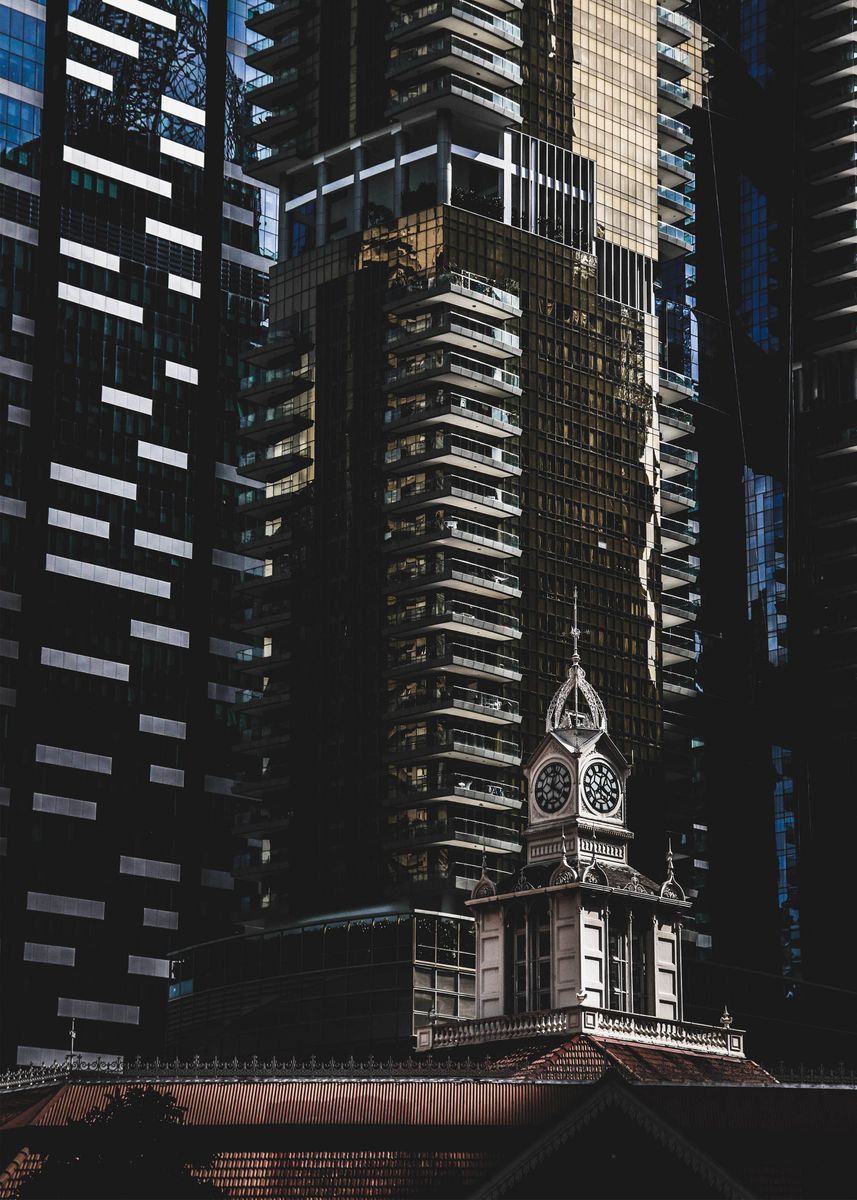 'Singapore Clock Tower' Poster by Nazarudin | Displate