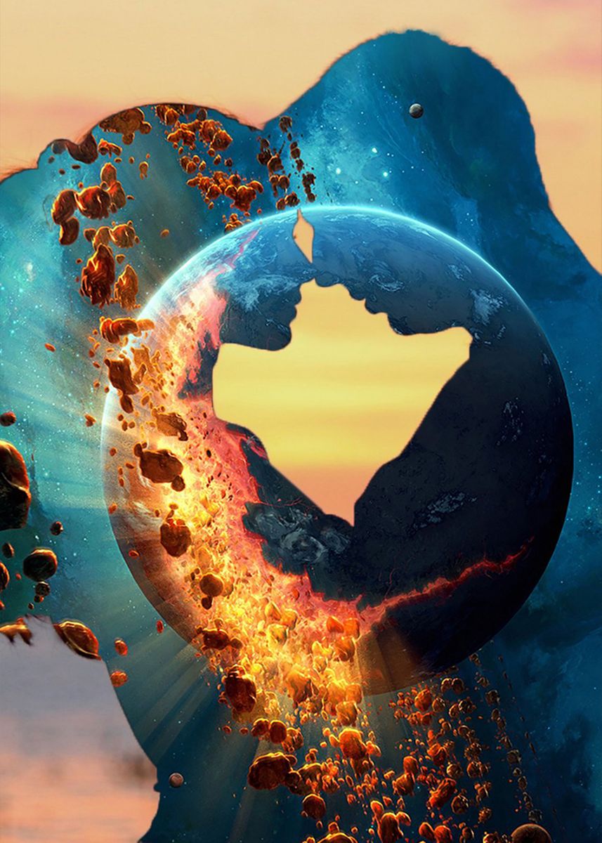 'Universe within' Poster, picture, metal print, paint by Milos Maric ...