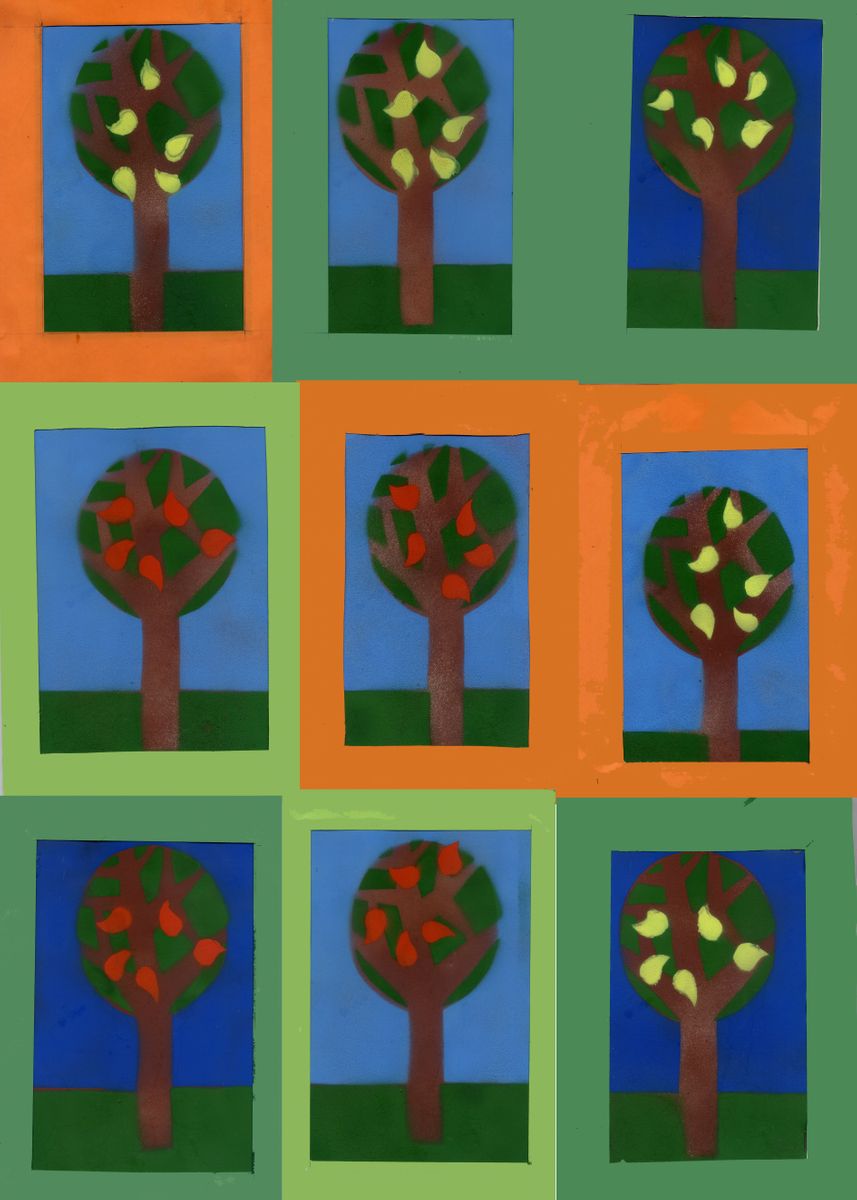 'Orchard' Poster, picture, metal print, paint by Νικόλας Κακατσάκης ...