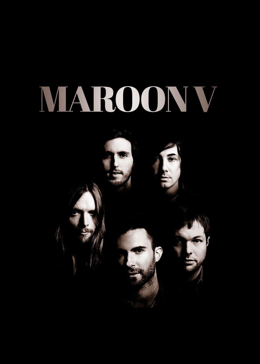 'Maaroon 5' Poster, picture, metal print, paint by runvix | Displate