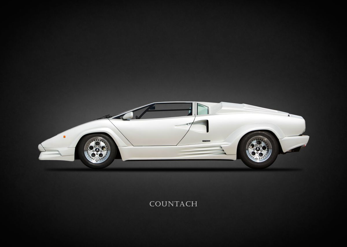 'Countach' Poster by RogueDesign | Displate