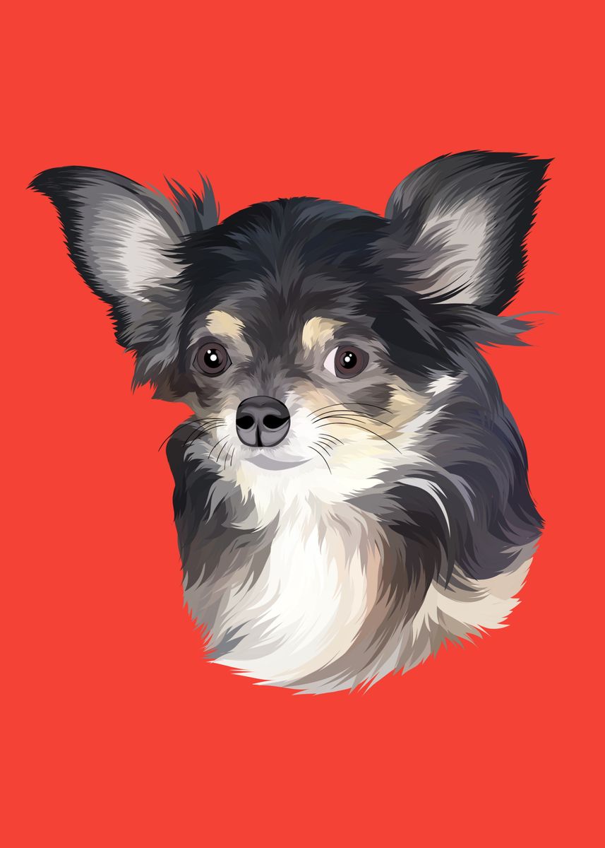 'The Dog Vector' Poster, picture, metal print, paint by Ega WaMa | Displate